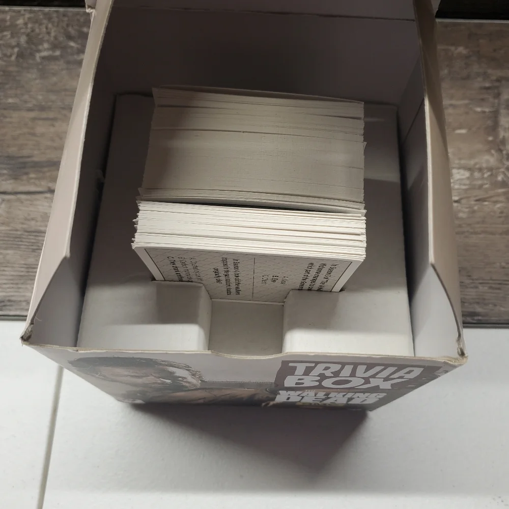 Games | The Walking Dead Trivia Box Nib Cardinal Game Complete In Box ...
